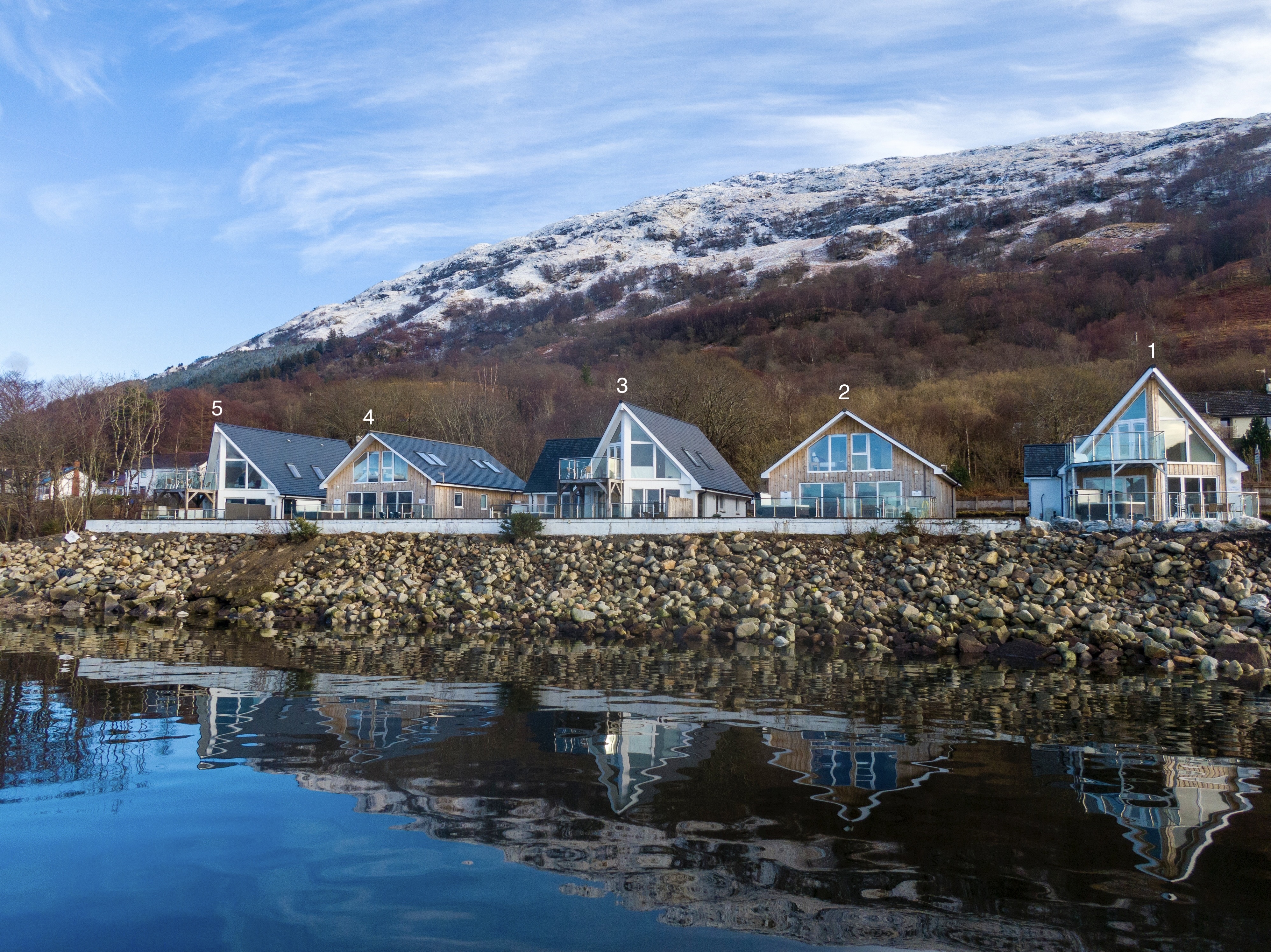 Kentallen Beach Houses: a set of 5 pet-friendly villas with hot tubs in ...